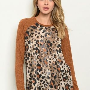 entro | Sweaters | Animal Print Knit | Poshmark